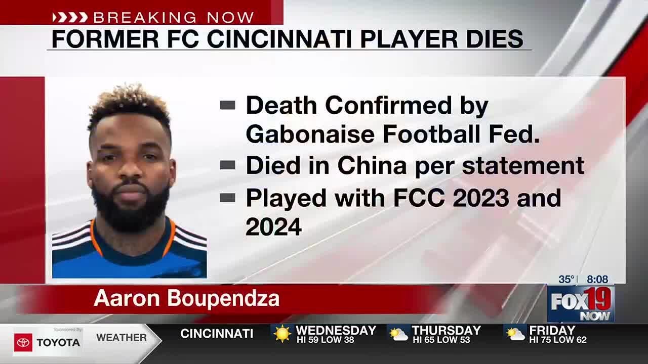 Former FC Cincinnati star Aaron Boupendza dies at 28 - YouTube