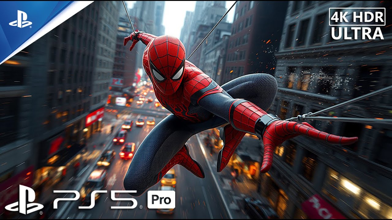 (PS5 PRO) PETER PARKER SWING PARKOUR | Ultra Realism Graphics Gameplay ...