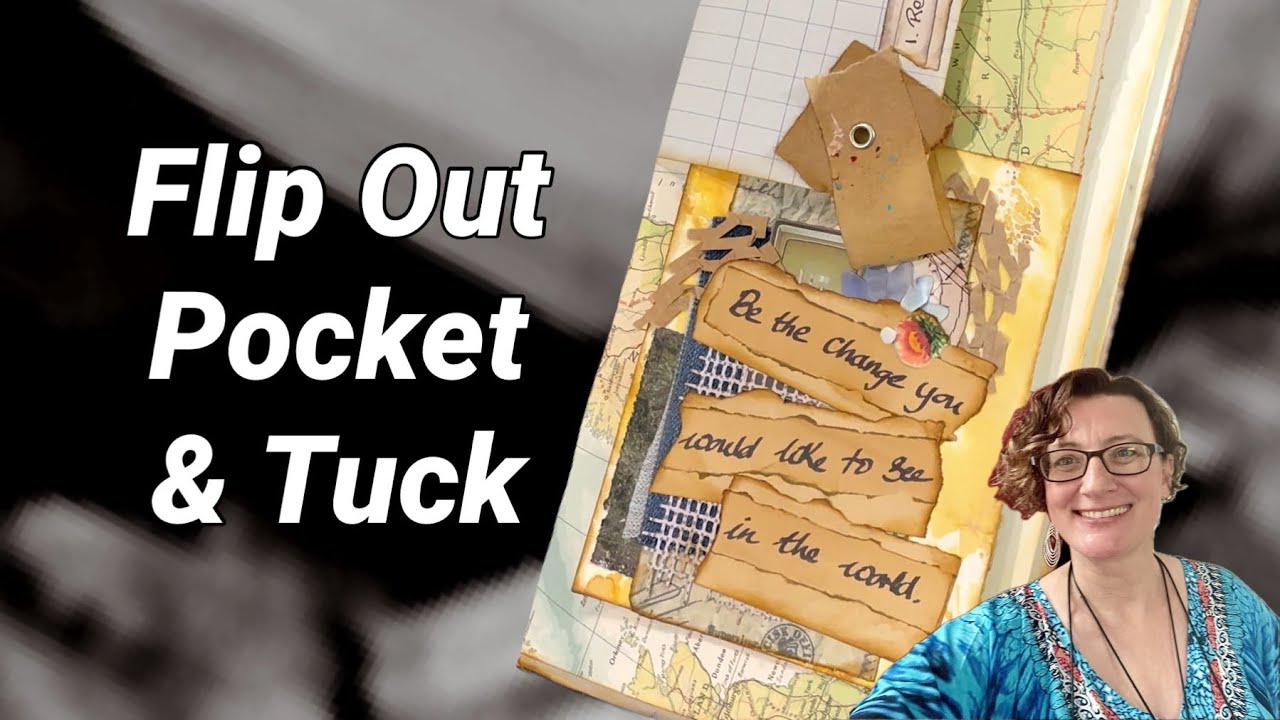 Flip Out Pocket & Tuck - DAY 1 ‘Resolutions’ #JunkJournalJanuary # ...