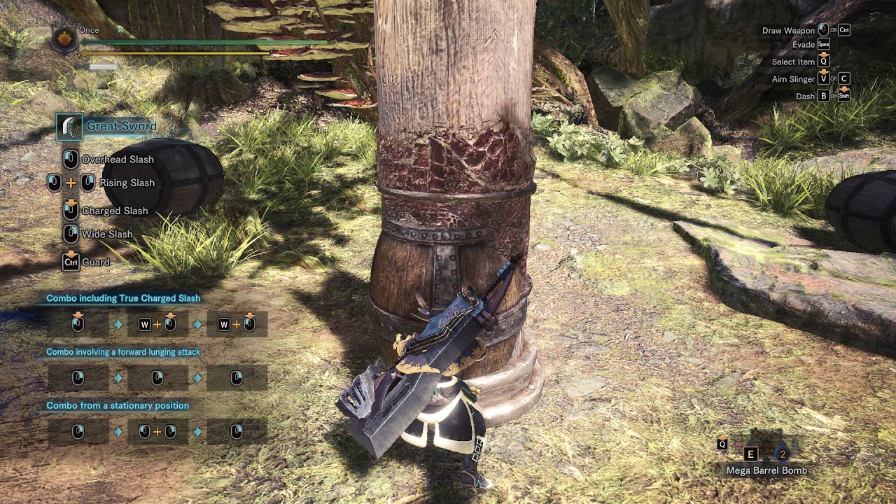 MHW GS Wake Up Attack with bombs - YouTube