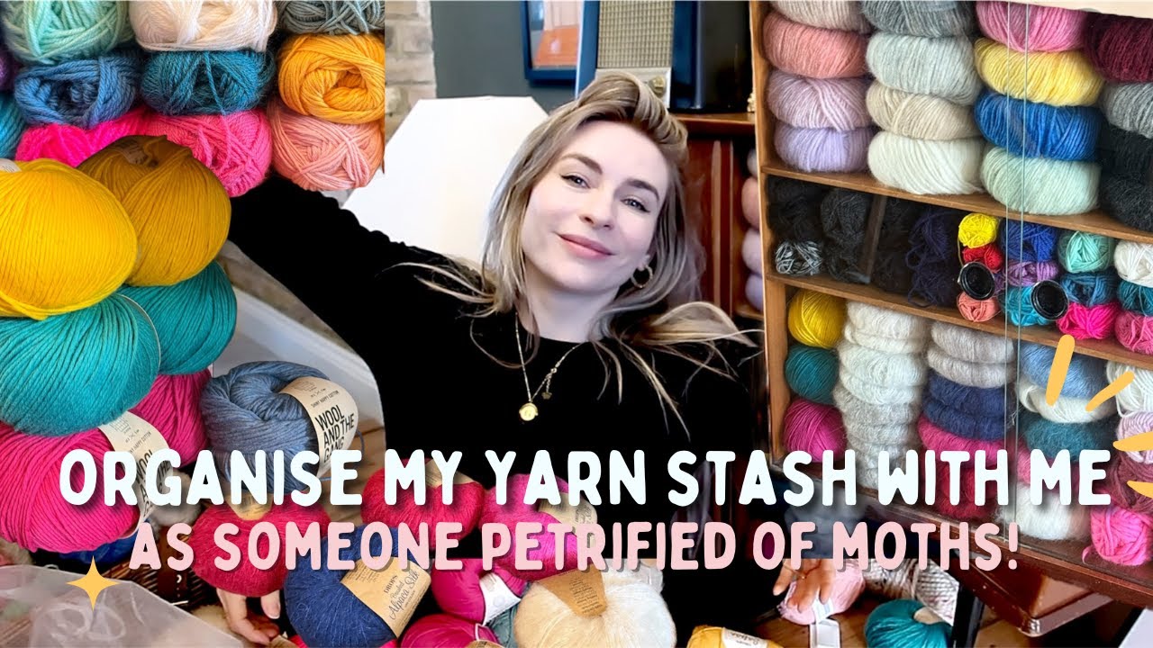 Organise my Yarn stash + Storage with me | Knitting - YouTube
