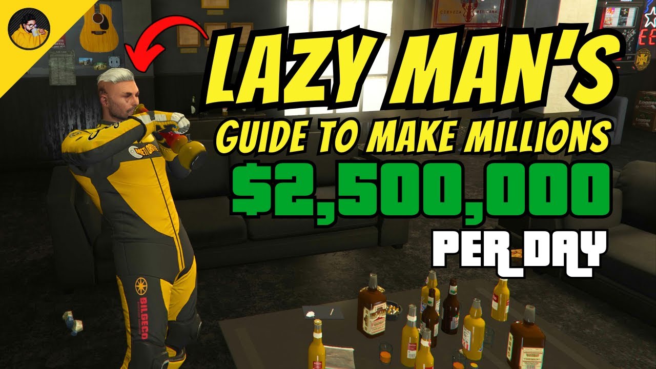👑 2.5 MILLION PER DAY by playing LAZY | A LAZY PLAYER'S ROUTINE TO MAKE ...