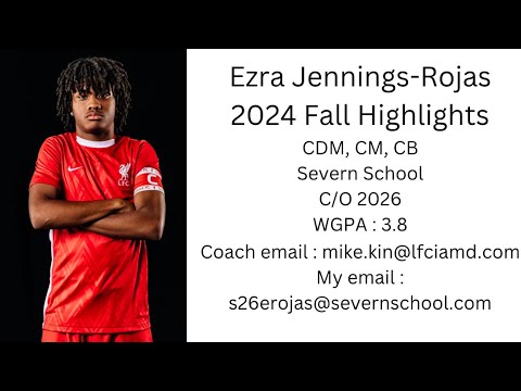 Ezra Jennings-Rojas 2024 Fall Highlights - YouTube