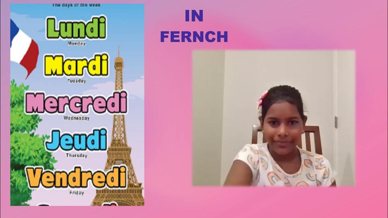 Lesson 02 Days Of The Week In French YouTube lesson-02-days-of-the-week-in-french-youtube