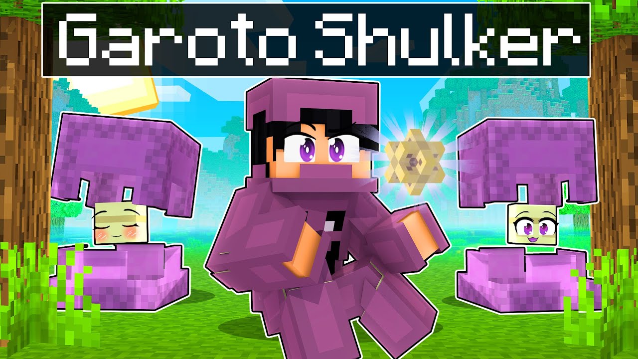 JOGANDO como um GAROTO SHULKER no Minecraft - YouTube