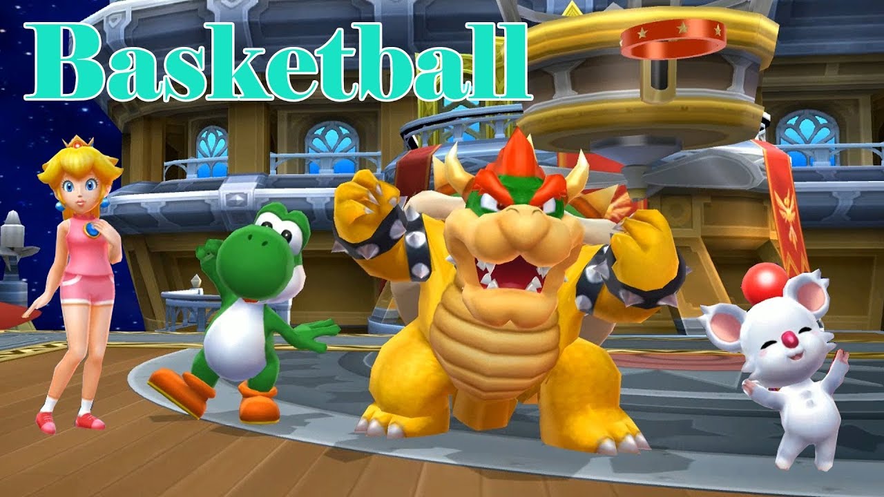 Mario Sports Mix Basketball #10 Star Ship (Hard) With Peach and Moogle ...