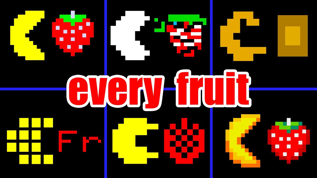Pac-Man: Eating All Fruits in Every Version 🍒🍓🍊 - YouTube
