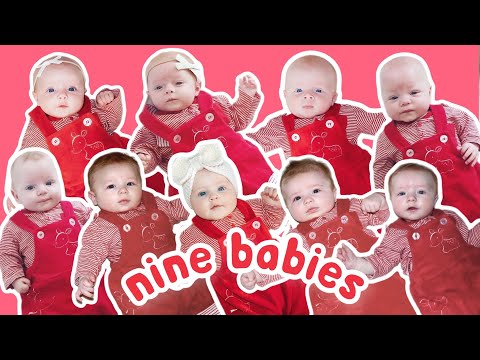 OUR NINE BABIES | Mum of 9 w/ Twins & Triplets - YouTube