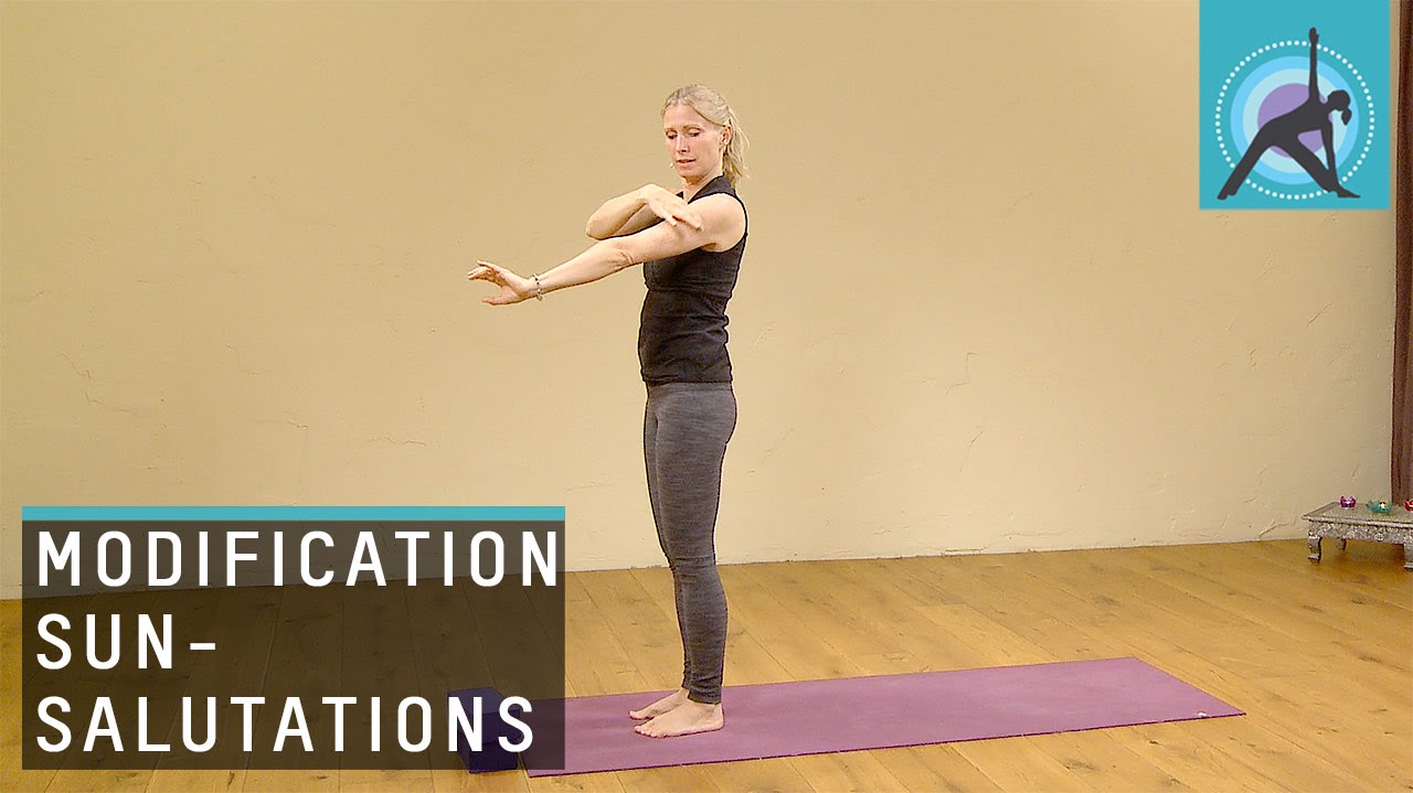 Yoga Sun Salutations, modifications by Esther Ekhart - YouTube