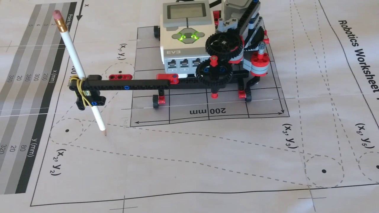 Lego EV3 2d Robot Arm - YouTube