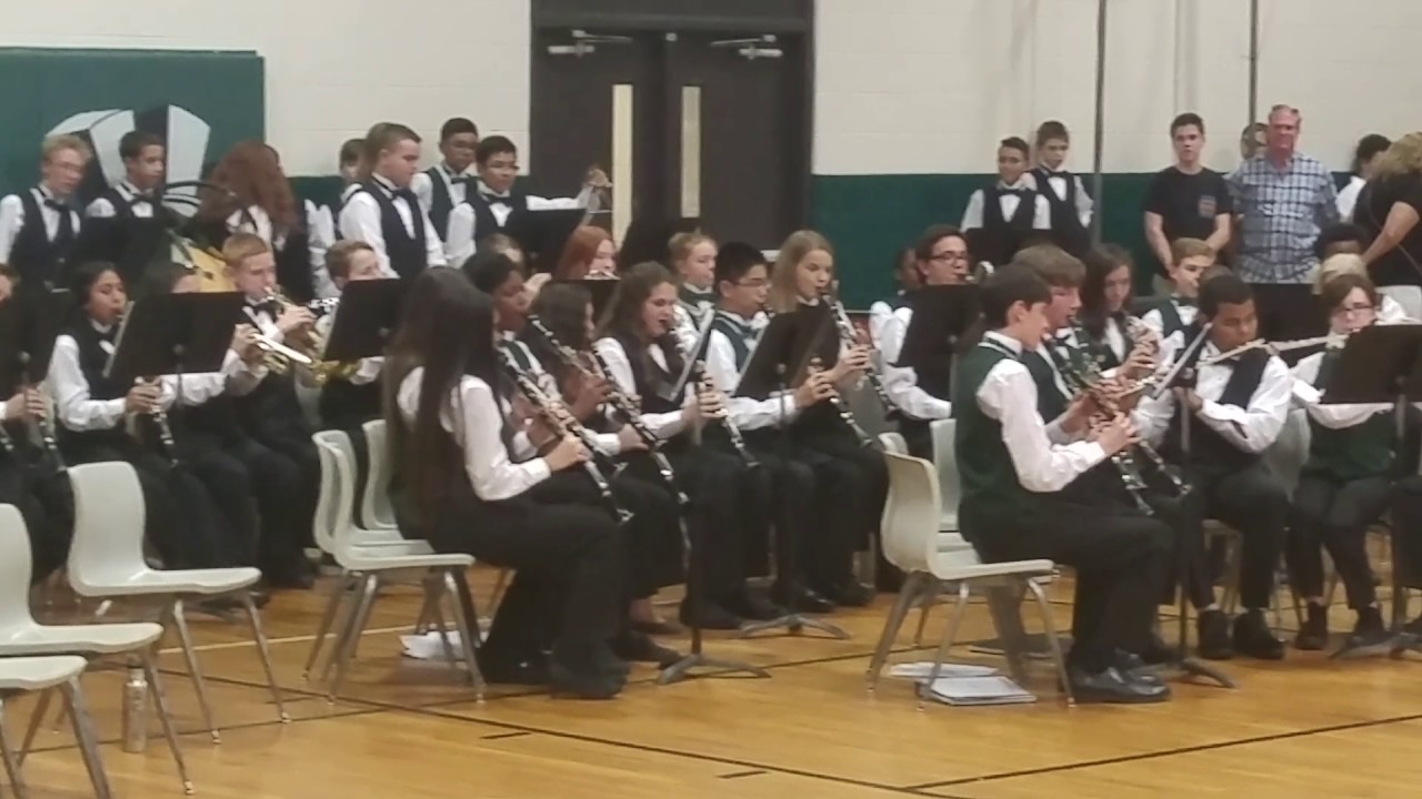 Milwee Middle School Symphonic Fall Band "Chorale Elega'nt" 10-27-16 ...