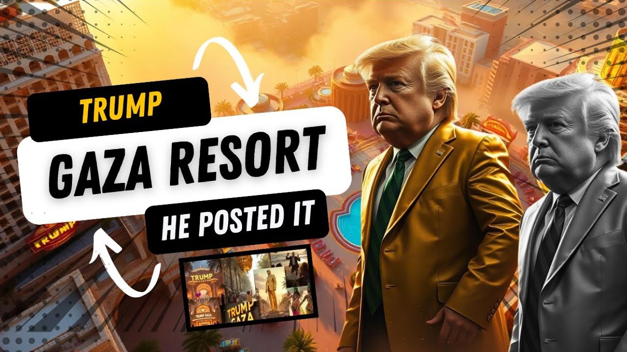 🎵 Trump Gaza Resort?! (Funny Song) Trump Gaza Video Goes Wild (Trump ...
