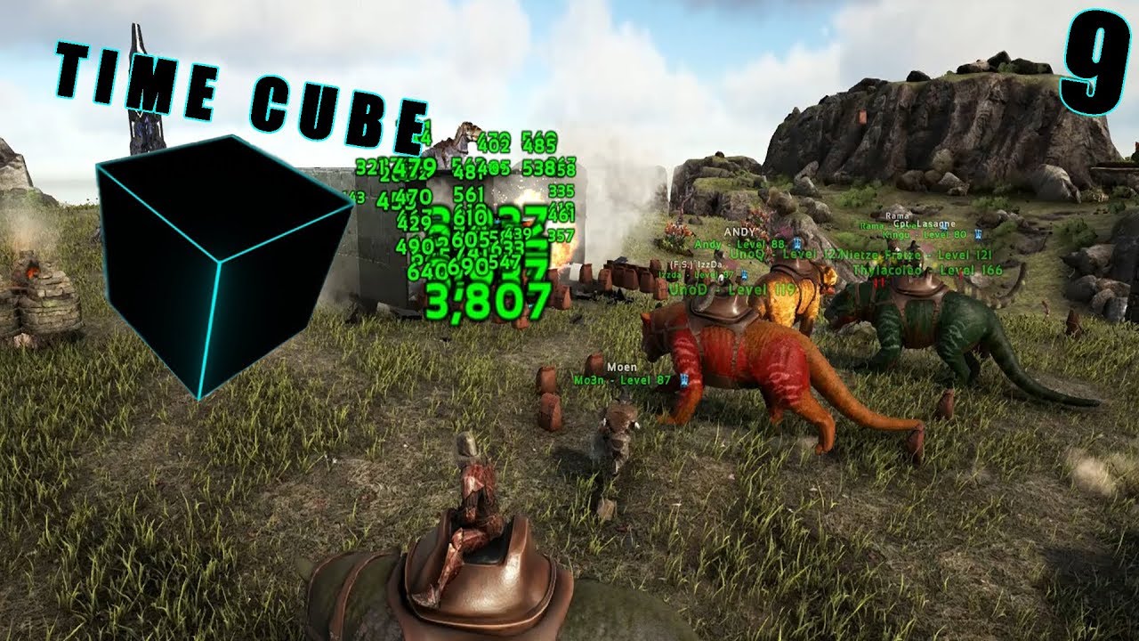 ARK Time Cube 2 #9 | Das raiden geht weiter... | Ark PvP | Ark Projekt ...