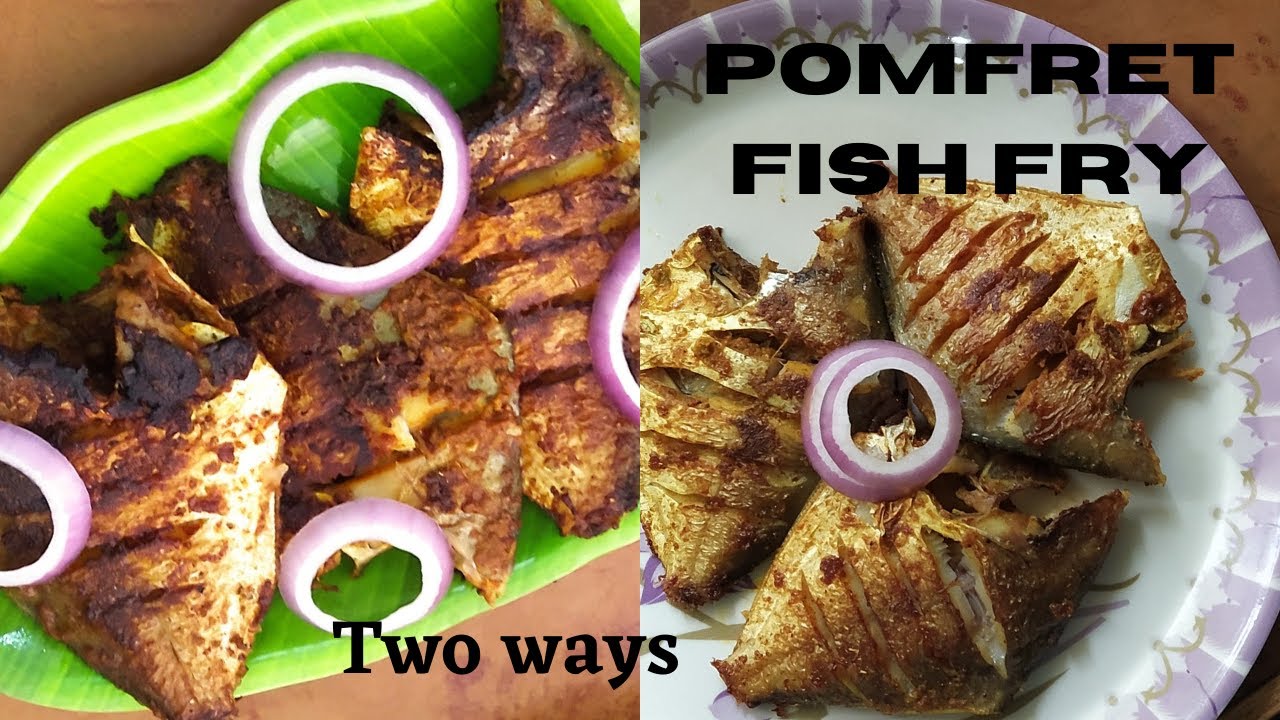 Pomfret(Paplet) Fish Fry in Hindi | पापलेट मछली फ्राई हिंदी में | ಪಪ್ ...