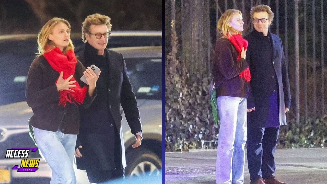 Simon Baker & Bridgette Clark Reunite? 💑🔥 Spotted Holding Hands in NYC ...