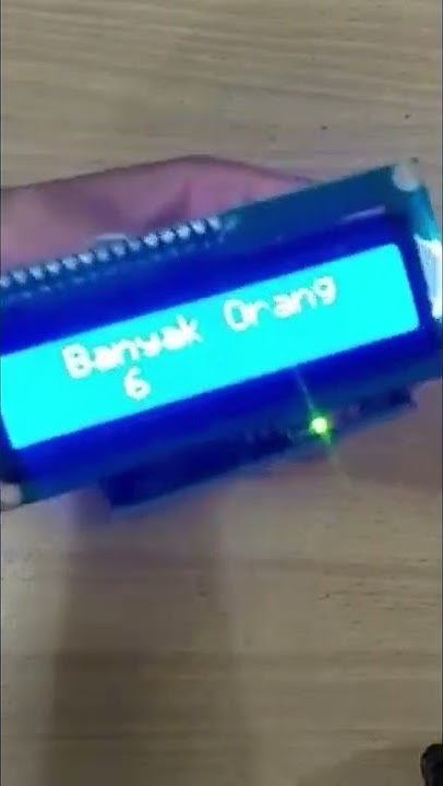 Cara Membuat Alat Pendeteksi Jumlah Pengunjung Menggunakan Sensor ...