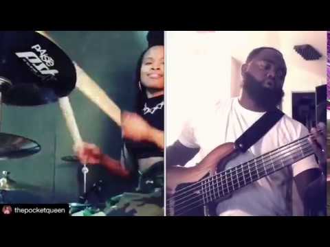 Pocket Queen (Taylor Gordon) - on Drums X 6 Strangs - On Bass “This is ...