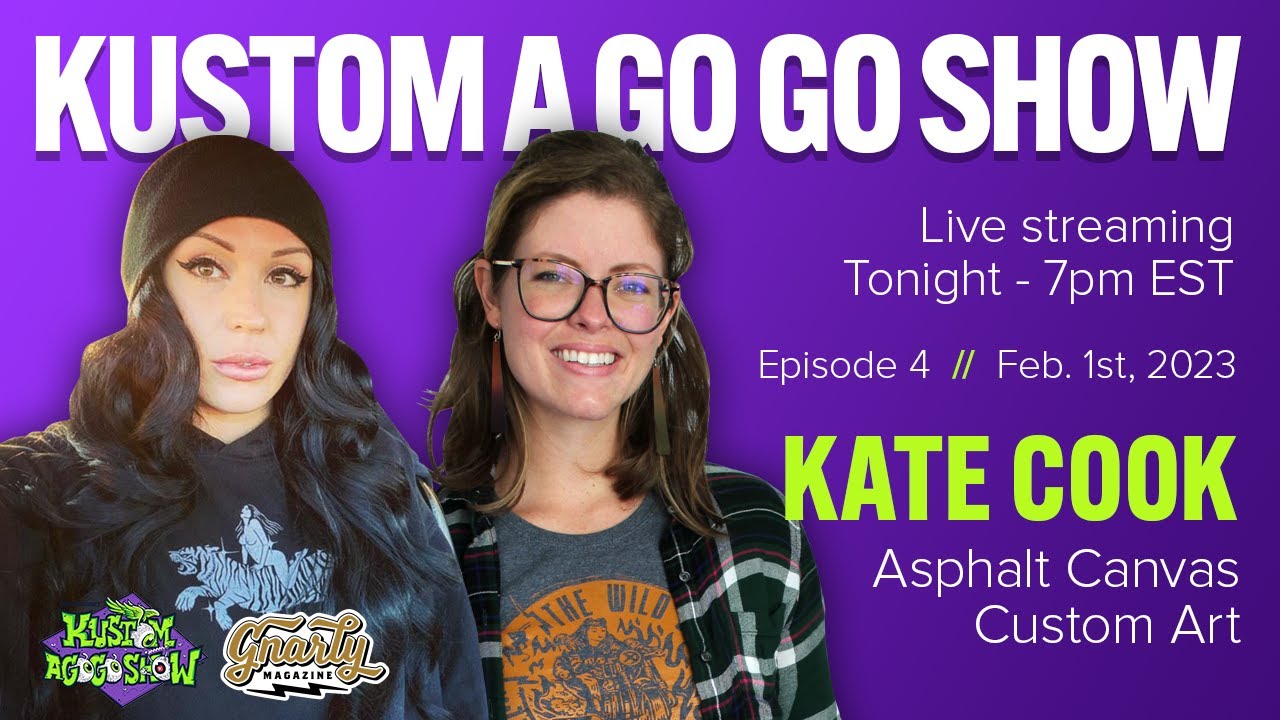 Interview with Kate Cook of Asphalt Canvas Custom Art - YouTube