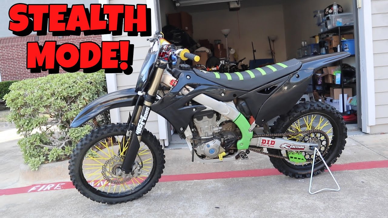 New Plastic Kit For My KX450F! - YouTube