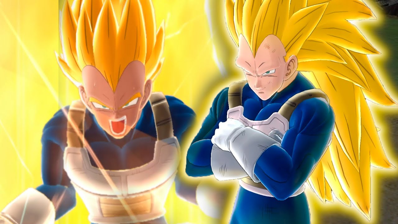 Dragon Ball Raging Blast 2 Mods: Vegeta SSJ3 (Full Transformable) - YouTube
