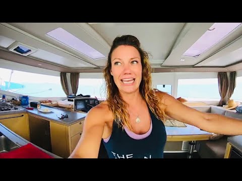 Sailing the Catamaran from Puerto Rico - Caribbean 3