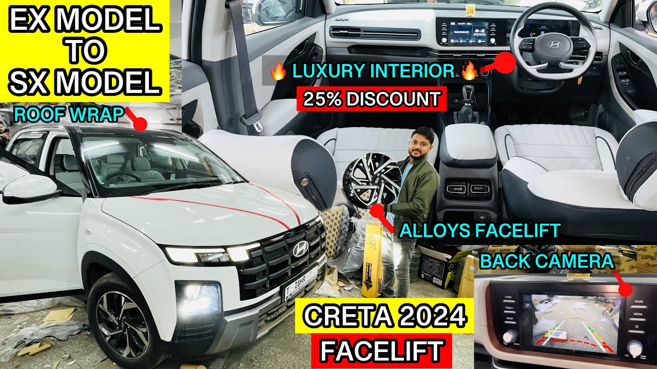 CRETA 2024 E Modified to SXO & N LINE 🔥 FIRST TIME IN INDIA 🇮🇳 CRETA ...