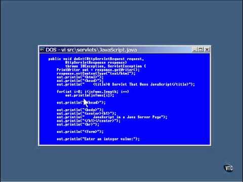 Lesson9 JavaScript in a Servlet | Java Servlet JSP Tutorial - YouTube