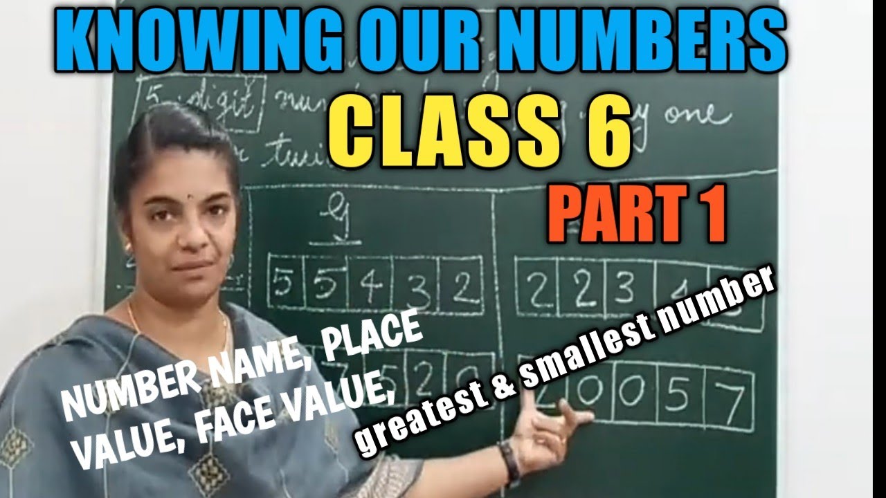 CLASS 6 MATHS/ LESSON 1/ KNOWING OUR NUMBERS PART 1 # - YouTube
