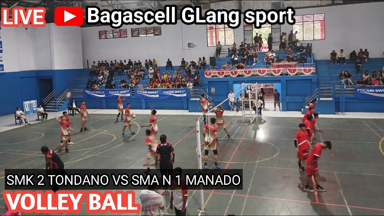 LIVE🔴 SMK 2 TONDANO VS SMA N 1 MANADO||VOLLEY BALL||PUTRA - YouTube