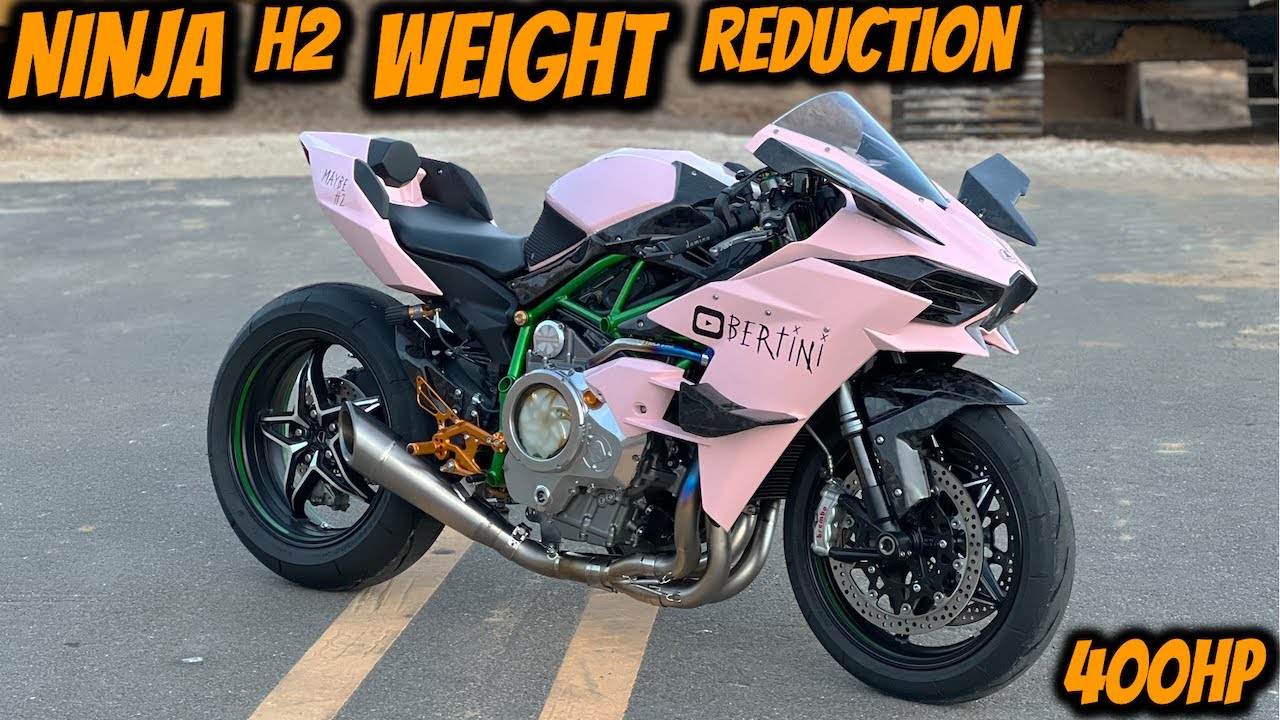 Massive Weight Reduction on Our Ninja H2 - YouTube