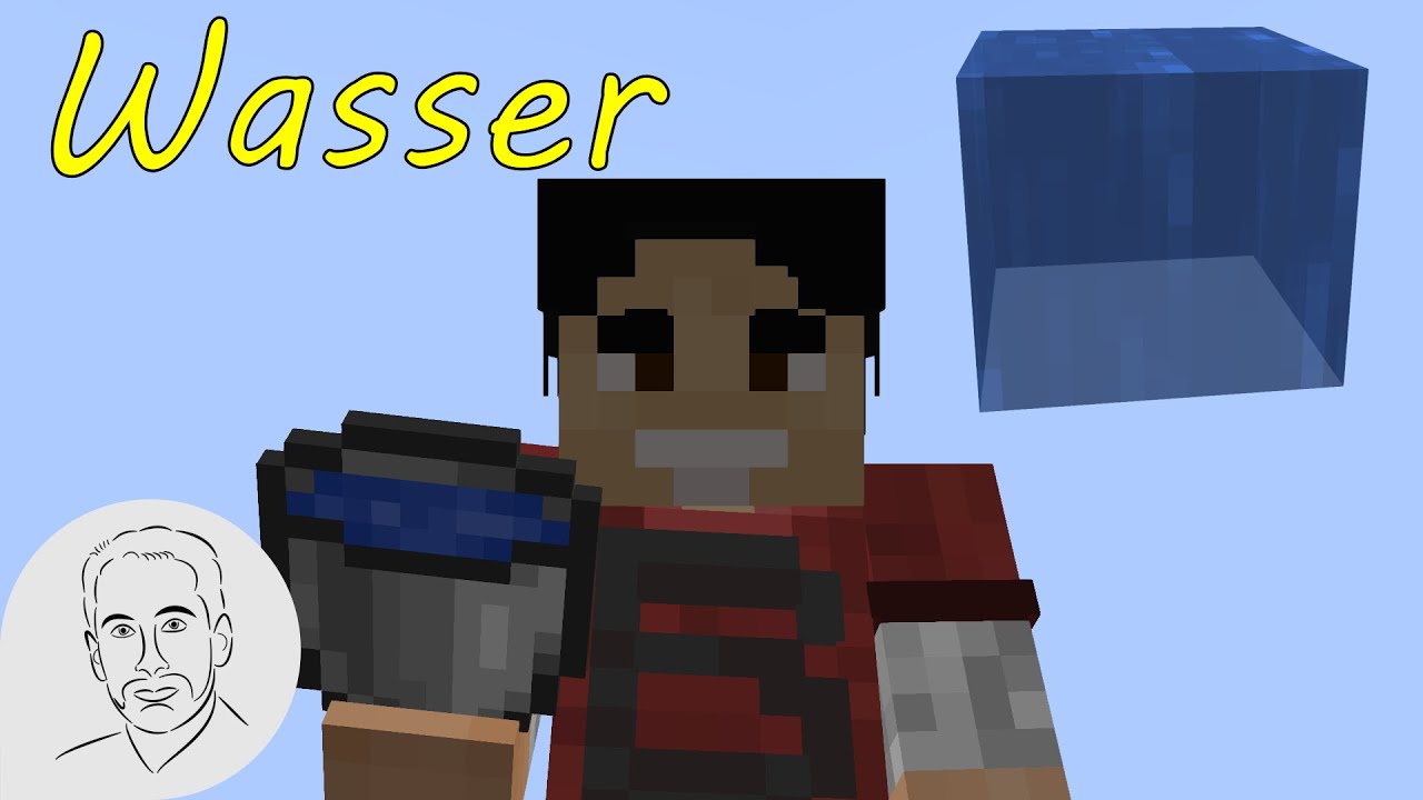 Wasser in Minecraft - So geht Minecraft #wasser #water - YouTube