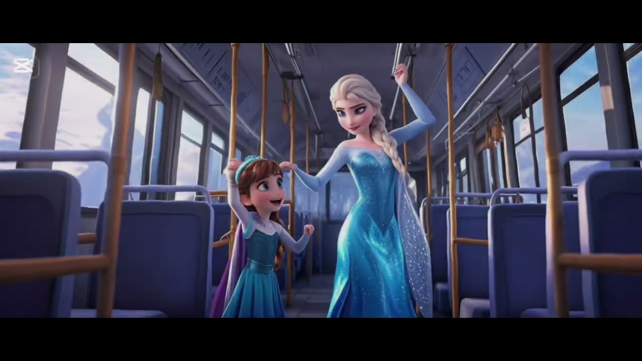 Frozen Elsa & Her Daughter Dancing on a Bus 2 – Exciting Kids’ Song ...