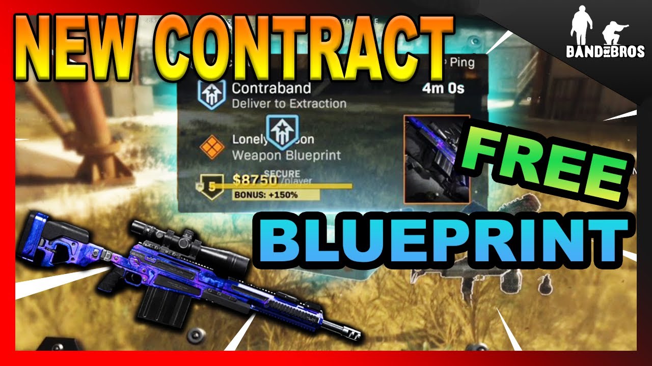 How To get A FREE Blueprint Weapon In Warzone | Contraband Contract ...
