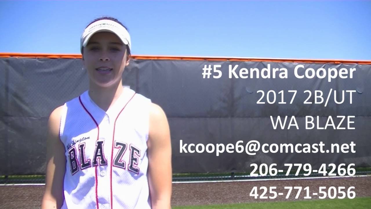 Kendra Cooper Softball Skills Video - YouTube