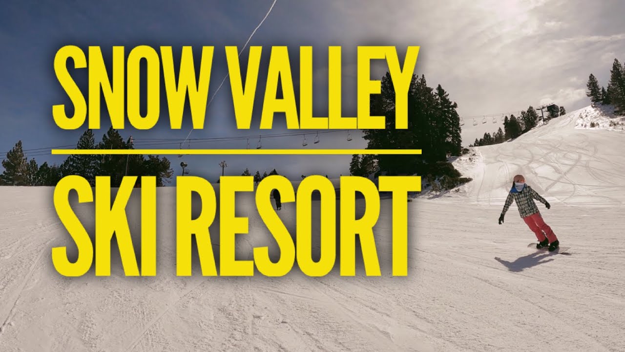 Snowboarding in Snow Valley || Big Bear, CA (Click 1080p for better ...