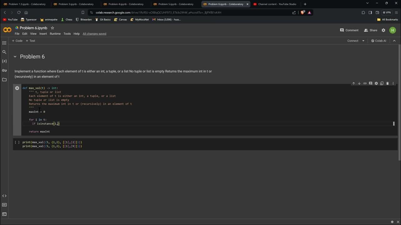 CPSC 2100: Midterm Problem 6 - YouTube