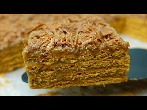 Coffee Custard Graham Cake | Easy No Bake Dessert - YouTube