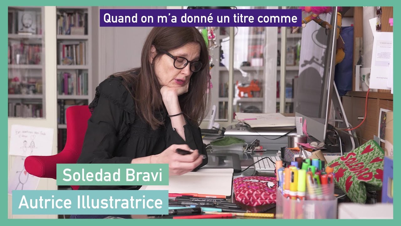 Partir en Livre | Dans l'atelier de Soledad Bravi - YouTube