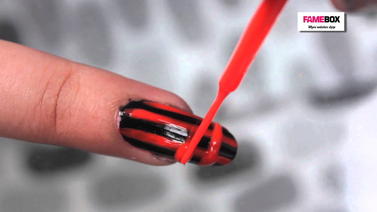 Amazing Nail Art - Weaving Mat Nail Art Tutorial | Insane Nails and ...