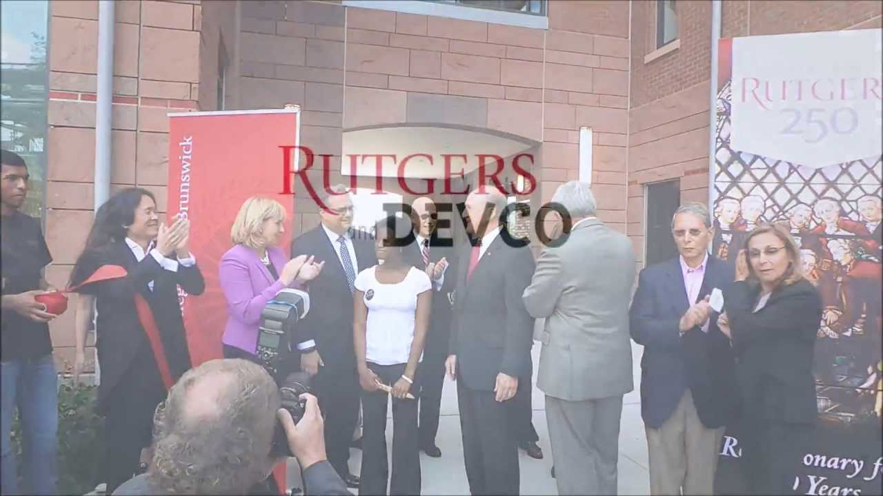 Rutgers Honors College Dedication Ceremony - YouTube