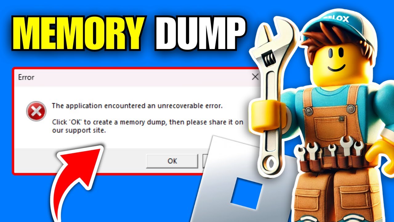 How To Fix Roblox Memory Dump Error (Windows 11) - YouTube