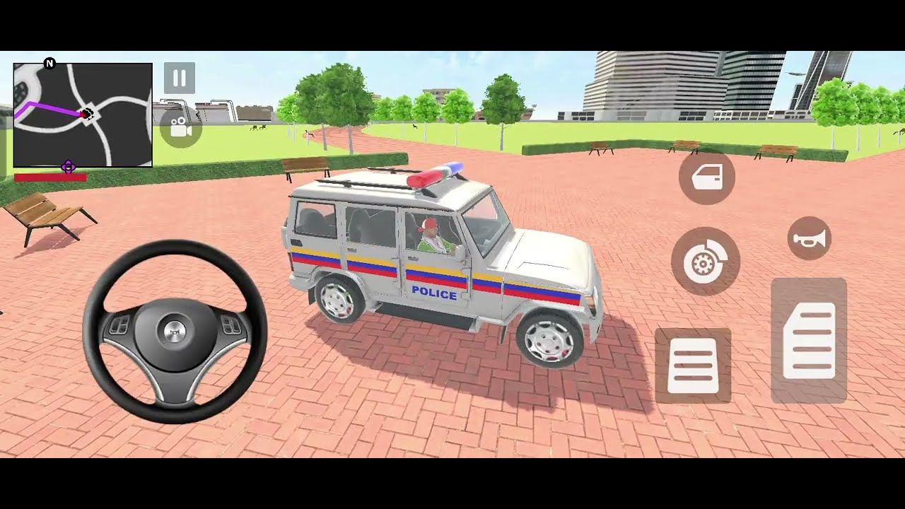 Police Van Police Gadi Gaming Video indian auto theft auto gaming VEDIO ...