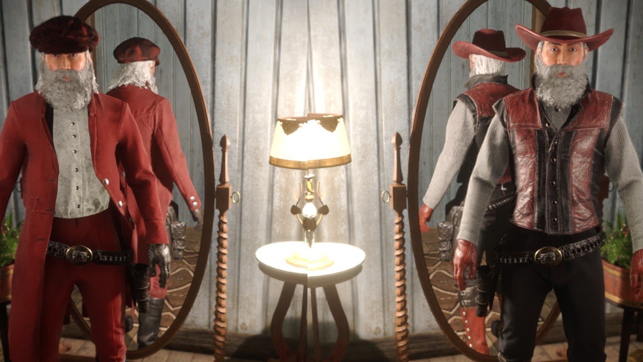 TWO SANTA CLAUS OUTFITS | RED DEAD ONLINE - YouTube