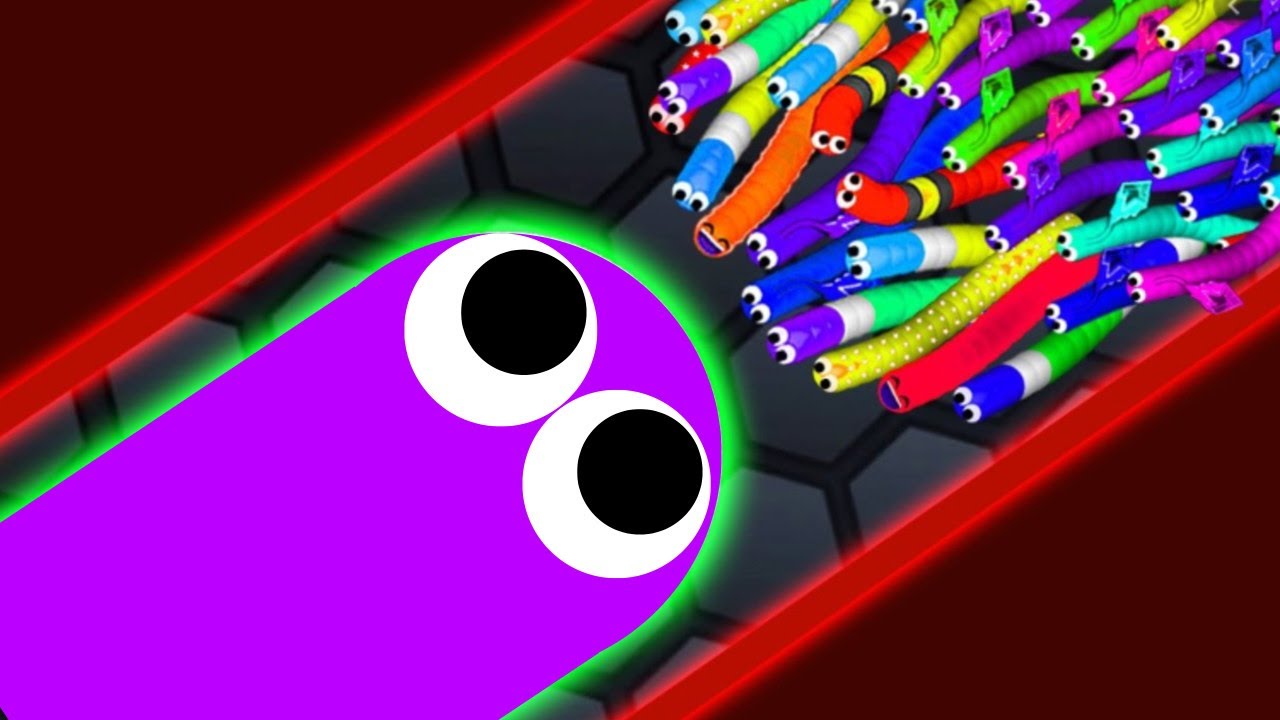 Slither.io 1 Troll Giant Snake vs 92229 Tiny Snakes Epic Slitherio ...