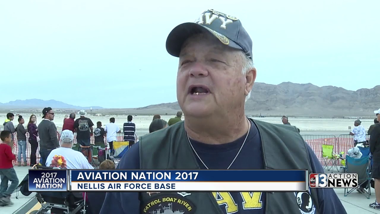 Thousands attend Aviation Nation at Nellis Air Force Base - YouTube