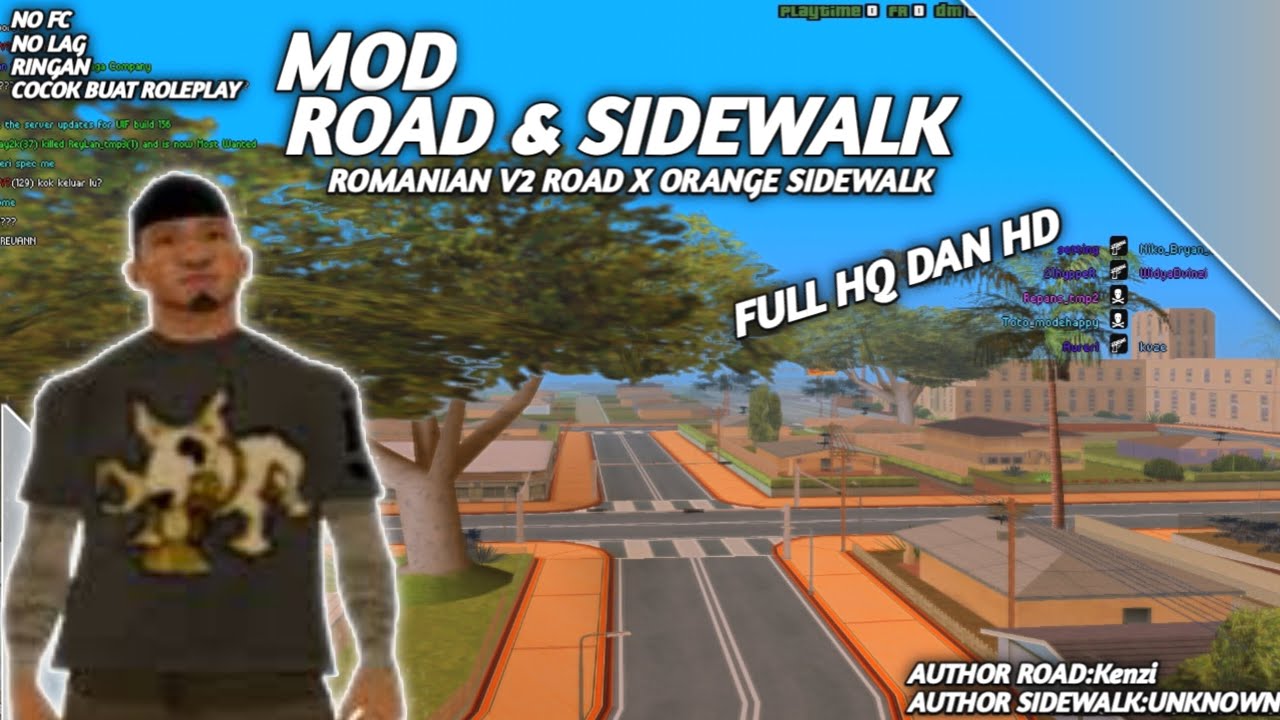 (SHARE)MOD ROAD AND SIDEWALK | GTA SAMP ANDROID - YouTube