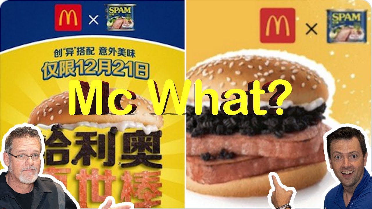 McDonalds Spam Oreo Burger - YouTube