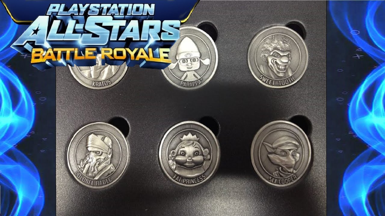 Playstation All Stars Battle Royale: Original Six Commemorative Coin ...