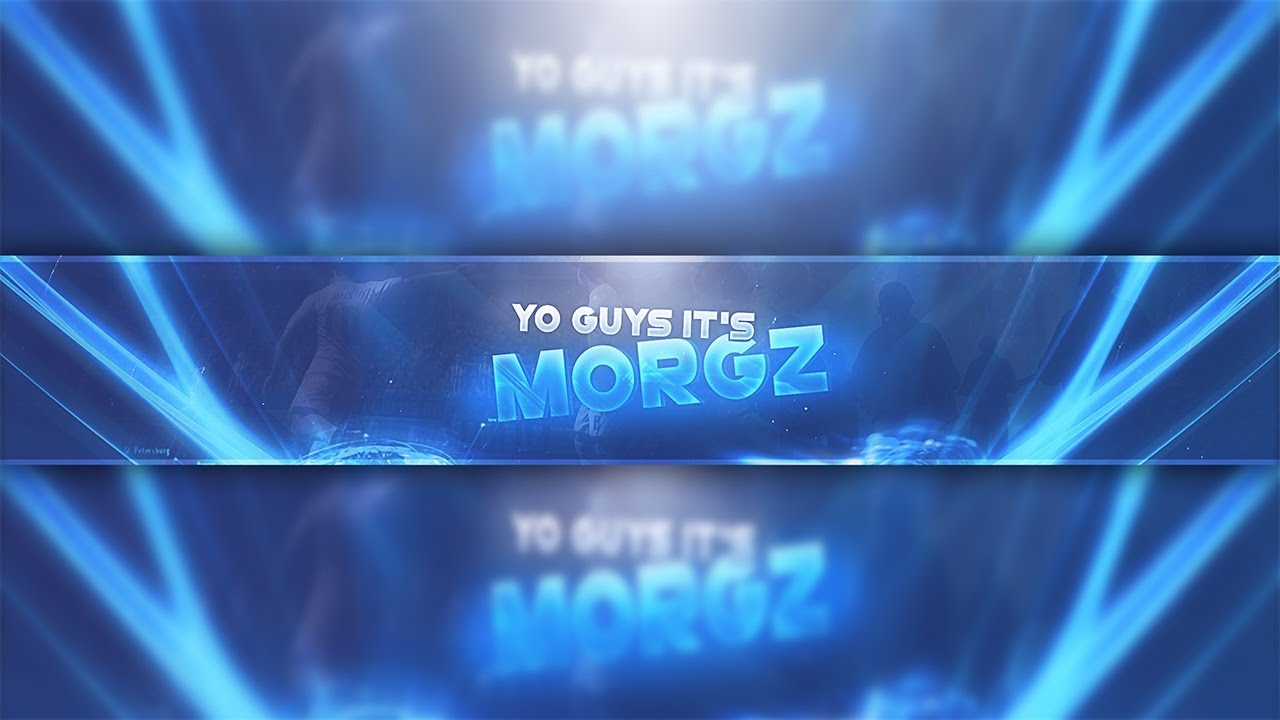 'Morgz' YouTube Banner Speed Art | Ajustz - YouTube