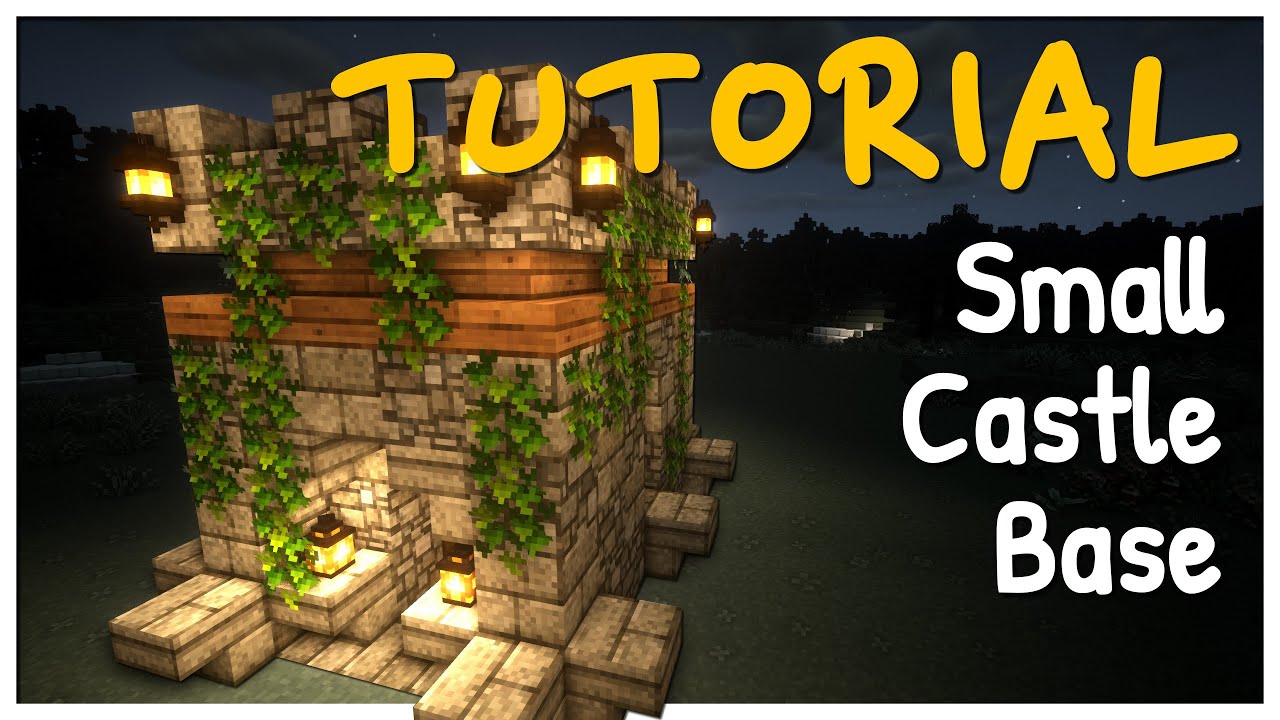 How to build a Small Minecraft Castle Base | Minecraft Tutorial - YouTube